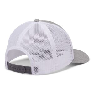 Columbia Women's Mesh Snap Back - High, Columbia Grey Heather Mt Hood Circle Patch, One Size