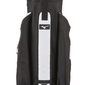 Mizuno BR-D4C Cart Bag, White-Black