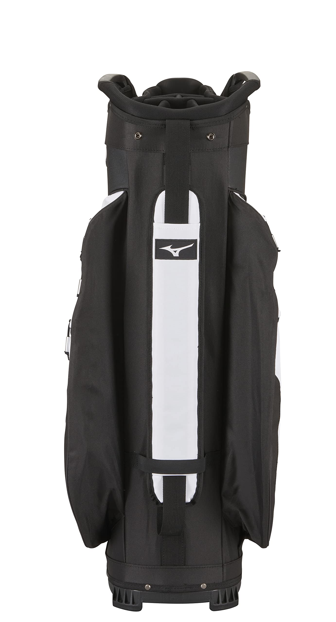 Mizuno BR-D4C Cart Bag, White-Black