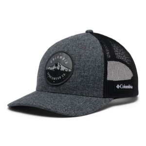 Columbia Women's Mesh Snap Back - High, Grill Heather Mt Hood Circle Patch, One Size