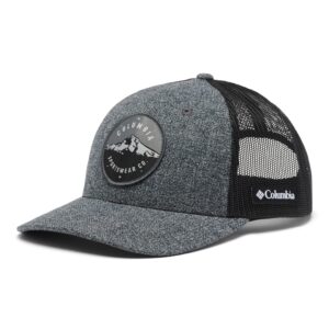 Columbia Women's Mesh Snap Back - High, Grill Heather Mt Hood Circle Patch, One Size