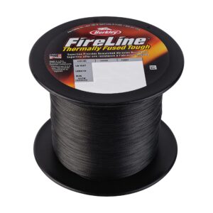 berkley fireline® superline, smoke, 30lb | 13.6kg, 1500yd | 1371m fishing line, suitable for freshwater environments