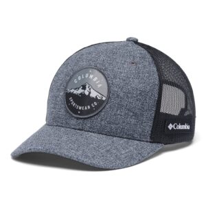 Columbia Women's Mesh Snap Back - High, Grill Heather Mt Hood Circle Patch, One Size