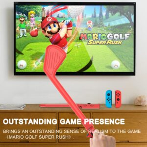 Golf Clubs，2 Pack Set，Compatible with Mario Golf: Super Rush , For Switch Game