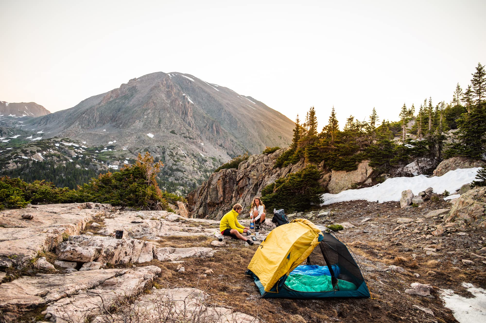 Kelty Far Out Backpacking Tent + Tent Footprint Package, 2 or 3 Person Capacity, Backpacking Starter Kit and Camping Shelter, Stuff Sack Included (2 Person)