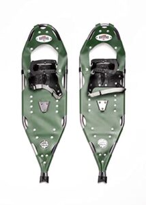 redfeather snowshoes trek 30 sv2, green, 30 inch - aluminum - made in the usa