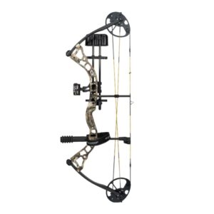 diamond archery infinite 305 adjustable fully accessorized hunting compound bow - 7-70 lbs draw weight, 19"-31" draw length, 305 fps, left hand, mossy oak