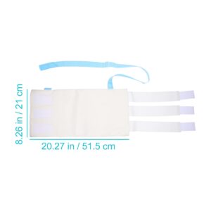 Healifty 1pc Strap Loose Leaf Binder Chest Belt Rib cage Protector Binder Clips Rib Injury Fracture Broken Rib Brace Chest Support Brace Gambrel Protective Film Medical Women's Cloth White