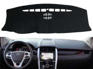 mdashfit dash cover dashboard mat for ford edge 2011 2012 2013 2014 with center dash speaker cmj54