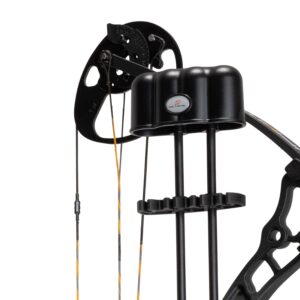 DIAMOND ARCHERY Infinite 305 Adjustable Fully Accessorized Hunting Compound Bow - 7-70 LBS Draw Weight, 19"-31" Draw Length, 305 FPS, Right Hand, Black