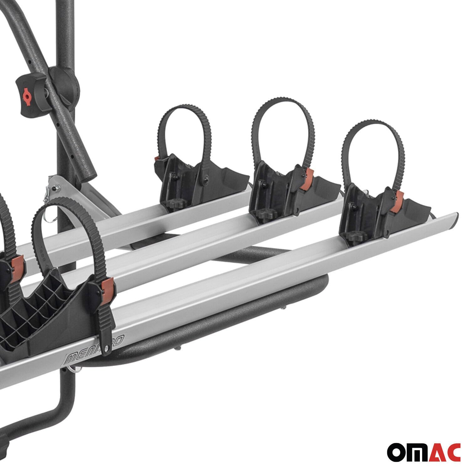 OMAC Bike Rack Hitch Mounted | Trunk Bicycle Car Racks Carrier Adjustable Hitches Suitable for E-Bikes | Automotive Exterior Accessories (3 Bikes)