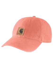 carhartt men's canvas cap, hibiscus, one size