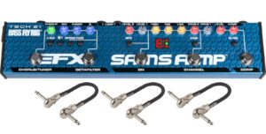 briskdrop tech 21 bass fly rig v2 bundle with 3 mxr patch cables(bassflyrigv2bundle)