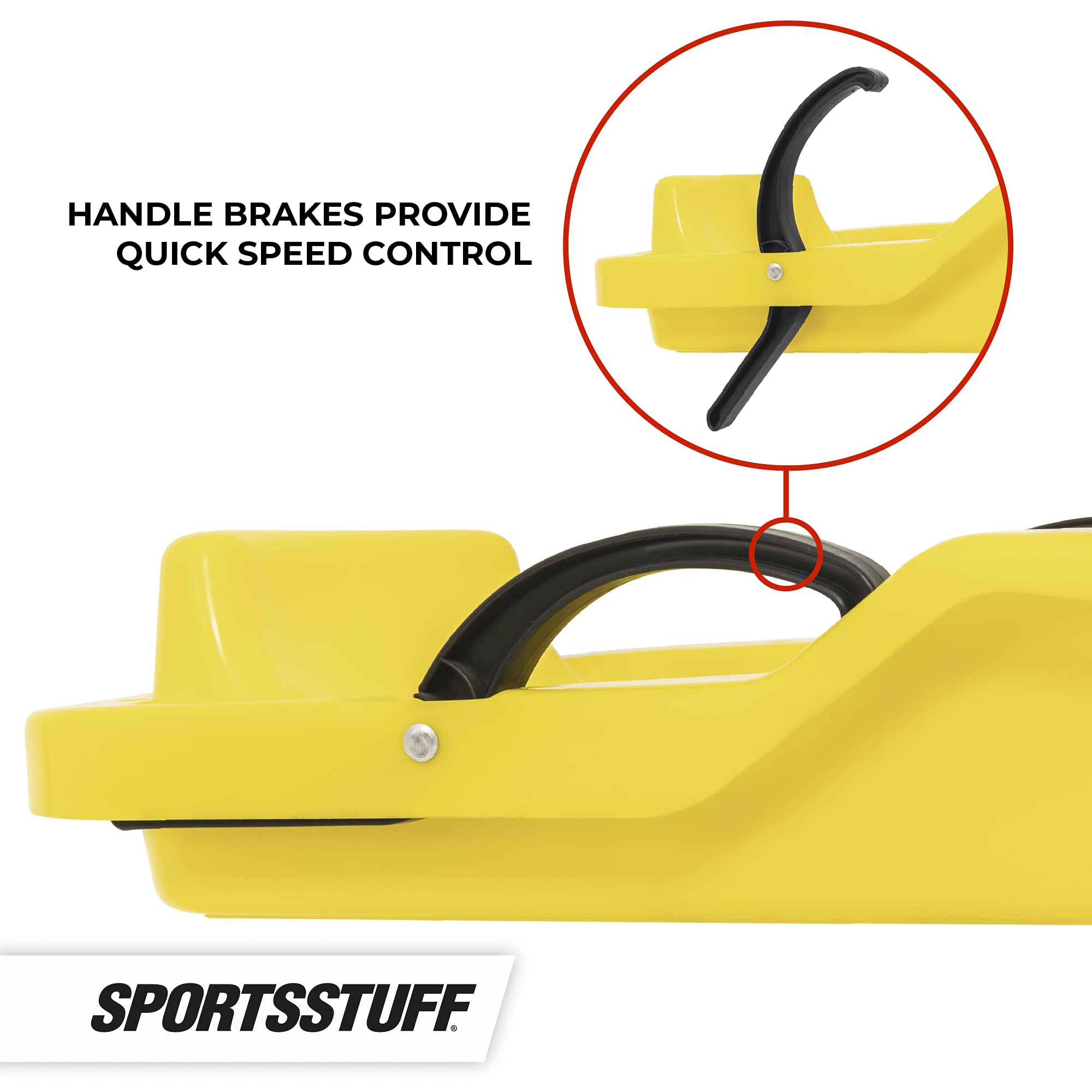 Sportsstuff Classic Sled with Brakes, Single Rider