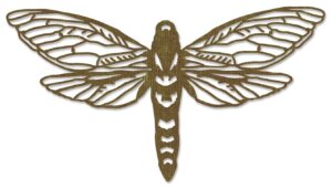 sizzix thinlits die - perspective moth by tim holtz, 665434