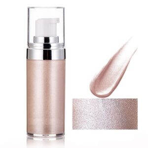 yeweian face body luminizer, liquid highlighter makeup, face body shimmer glow illuminator, bronzer smooth shine shimmer liquid foundation, waterproof moisturizing body highlighter