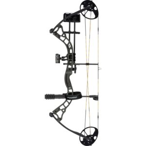 diamond archery infinite 305 adjustable fully accessorized hunting compound bow - 7-70 lbs draw weight, 19"-31" draw length, 305 fps, right hand, green country root