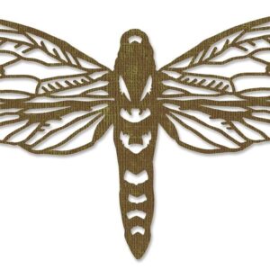 Sizzix Thinlits Die - Perspective Moth by Tim Holtz, 665434