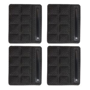 paxlamb universal helmet chin pads foam sponge pad strap padding replacement lining cushion mat liner for sport outdoor cycling bike motorcycle bicycle riding (black 4pcs f)