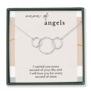 hope love shine twins miscarriage necklace - twins memorial necklace for mothers - remembrance jewelry for healing and comfort - miscarriage gifts for mothers in grief - sterling silver necklace