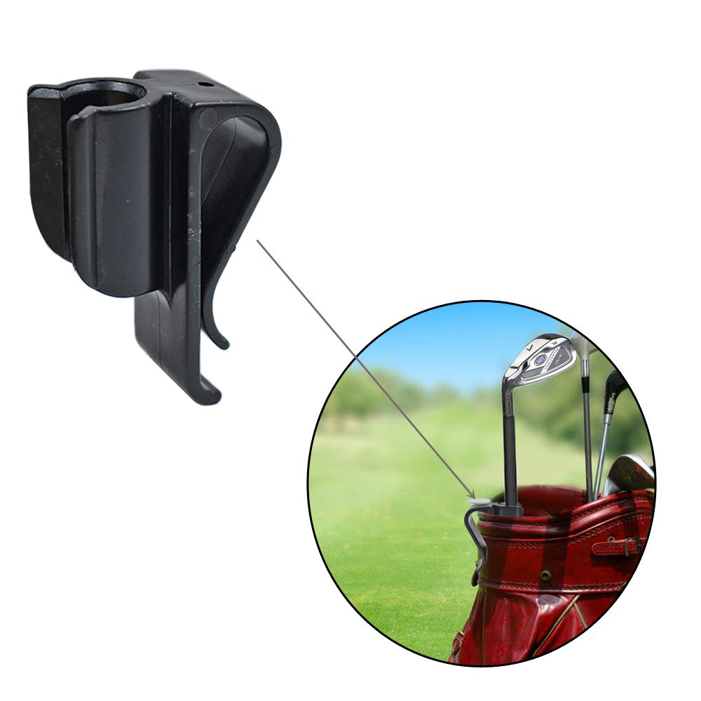 4 Pack Golf Putter Clip Golf Bag Clip on Putter Clamp Holder Golf Putter Clip Organizer Ball Marker for Golf Accessories