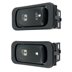 ALTBET Driver & Passenger Side Window Switch Set of 2 Compatible with 2001-2011 Freightliner Columbia Century Replace A0630769008 A0630769027