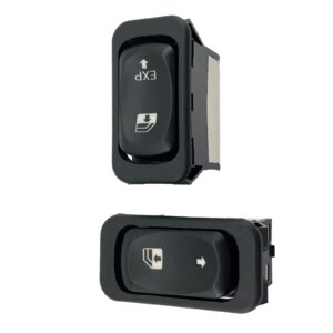 ALTBET Driver & Passenger Side Window Switch Set of 2 Compatible with 2001-2011 Freightliner Columbia Century Replace A0630769008 A0630769027