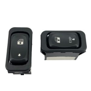 ALTBET Driver & Passenger Side Window Switch Set of 2 Compatible with 2001-2011 Freightliner Columbia Century Replace A0630769008 A0630769027