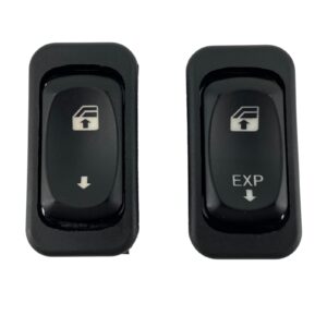 altbet driver & passenger side window switch set of 2 compatible with 2001-2011 freightliner columbia century replace a0630769008 a0630769027