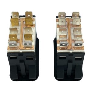 ALTBET Driver & Passenger Side Window Switch Set of 2 Compatible with 2001-2011 Freightliner Columbia Century Replace A0630769008 A0630769027