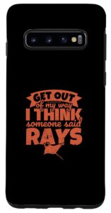 galaxy s10 ray for stingray lovers sea batoidea - get out of my way case