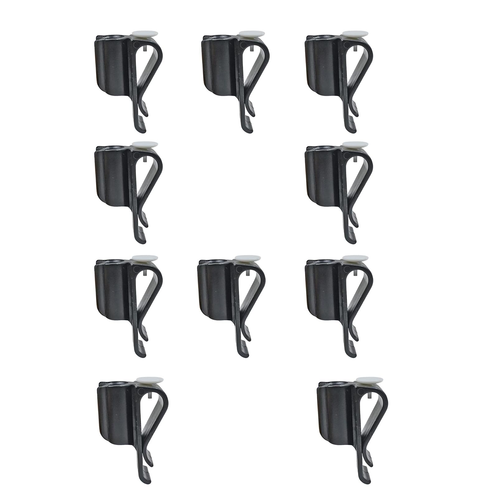 10 Pack Golf Putter Clip Golf Bag Clip on Putter Clamp Holder Golf Putter Clip Organizer Ball Marker for Golf Accessories