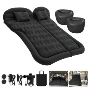 iswees car air mattress,camping air mattresses,car bed,suv air mattress with electric pump,two piers and 2 pillows,car inflatable mattress- flocking & pvc,car sleeping bed for home,outdoor and travel