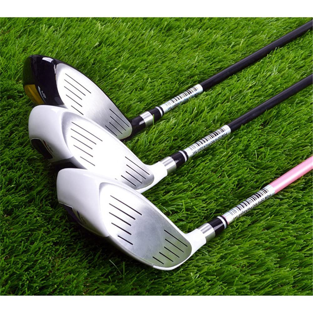 Wood Golf Club Kids 1# Golf Clubs Rod Golf Wood Driver Fairway Woods Junior Golf Putter 32''-36'' for 3-12 Years Old Girls Boys (Black&Yellow,36'' for 9-12Y)