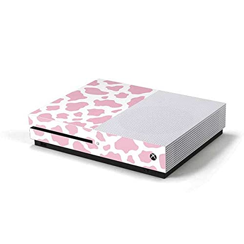 Skinit Decal Gaming Skin Compatible with Xbox One S Console - Officially Licensed Originally Designed Pink Cow Print Design