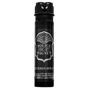 police magnum pepper spray max heat self defense- 5oz flip top (fogger) large