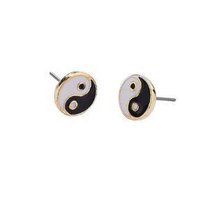 balancing duality yin and yang symbol tai chi bagua yin yang life balance earrings for women inspiration jewelry