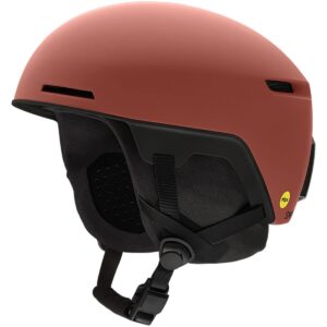 smith code mips snow helmet (matte clay red, small)