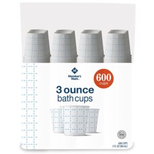 new member's mark bath cup, 3 oz (600, 1 pack)