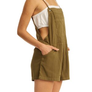 Billabong womens Out N About Overall Casual Shorts, Sage, Small US