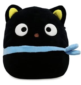 squishmallows official kellytoy sanrio squad squishy stuffed plush toy animal (chococat, 7 inches)