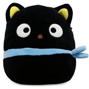 Squishmallows Official Kellytoy Sanrio Squad Squishy Stuffed Plush Toy Animal (Chococat, 7 Inches)