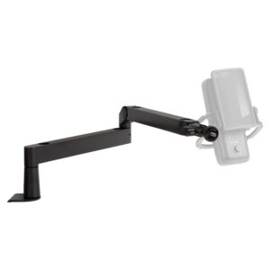 elgato wave mic arm lp - premium low profile microphone with cable management channels, desk clamp, versatile mounting and fully adjustable, perfect for podcast, streaming, gaming, home office