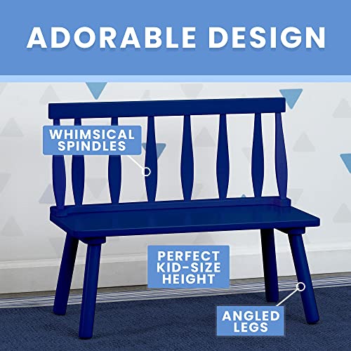 Delta Children Windsor Bench, Navy