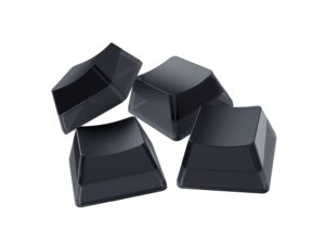 razer phantom keycap upgrade set: unique stealth design - translucent sides - bottom-lasered legends - keycap removal tools & stablizers - universal compatiability - black