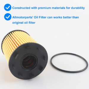 Oil Filter, Replace 68102241AA Compatible with Dodge Fiat Jeep 1.4-2012-2016 Dodge Dart, 2017-2020 Fiat 124 Spider, 2012-2019 Fiat 500 Abarth, 2014-2020 Fiat 500L, 2016-2018 500X, 2015-2019 Renegade