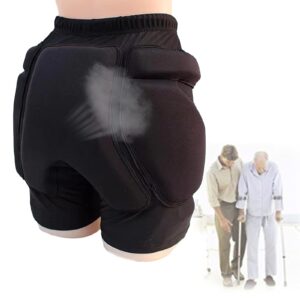 yhwd hip pads seniors, premium hip protectors for elderly, comfortable and breathable, anti-fall, 2 cm/0.8in thicken eva for falls injury, unisex hip pants,l