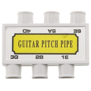 e-outstanding 1pc guitar pitch pipe 6 tones six metal reeds with abs shell for acoustic electric guitar