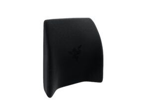 razer lumbar cushion lumbar support for gaming chair: fully-sculpted lumbar curve - memory foam padding - wrapped in plush black velvet