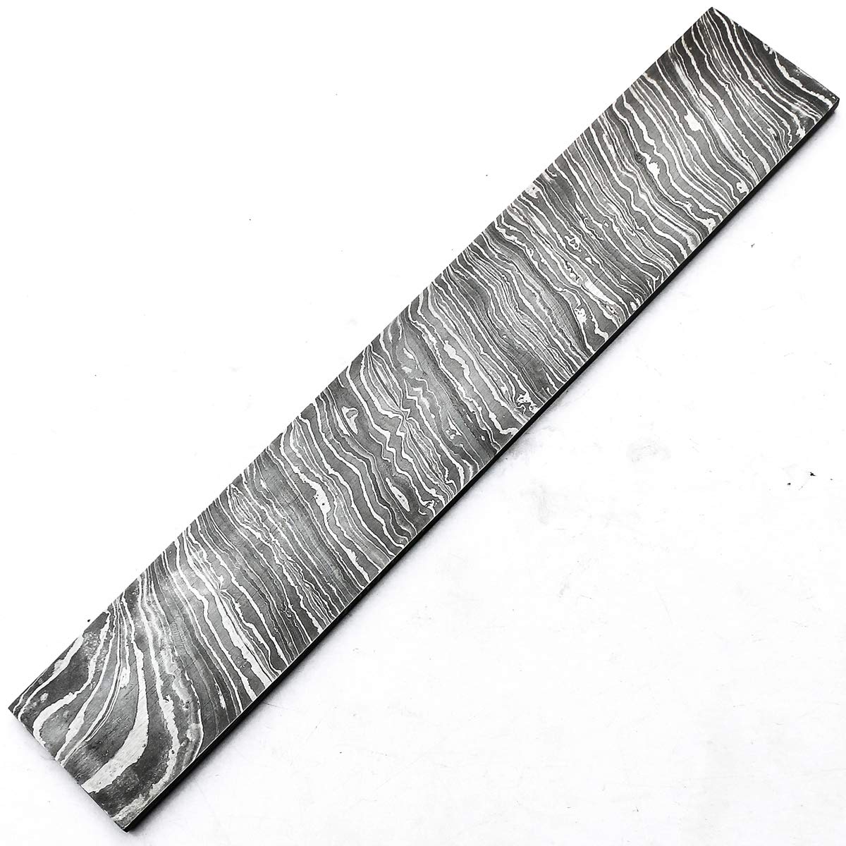 PAL 2000 HUNTING KNIVES Fire Strom Pattern Handmade Damascus Steel Bar Custom Damascus Steel Billet Blank Blade 15 x2 x5mm Sstn 9927